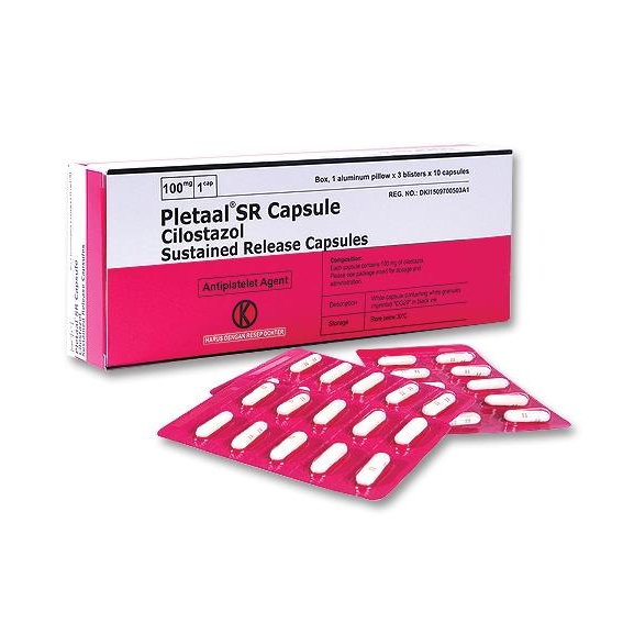 PLETAAL SR Cilostazol 100mg Sustained-Release Capsule 50's price in the ...